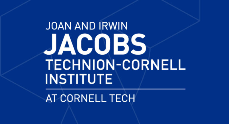 Jacobs Technion-Cornell Dual MS Degrees - Health Tech
