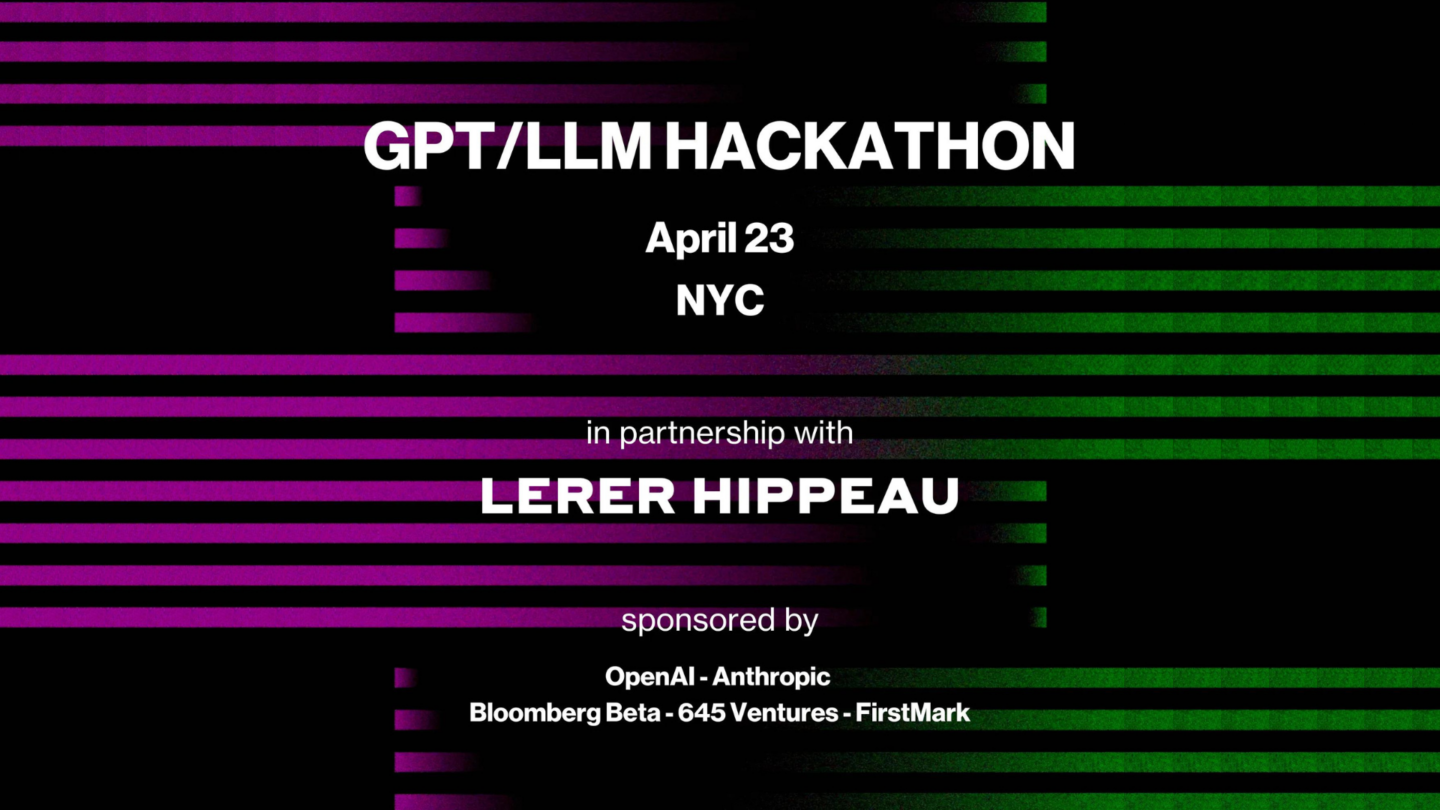 NYC GPT/LLM Hackathon - Cornell Tech