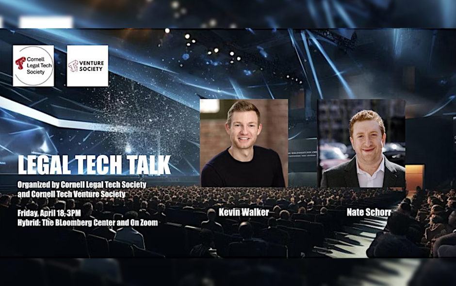Legal Tech Talk @ Cornell Tech - Cornell Tech