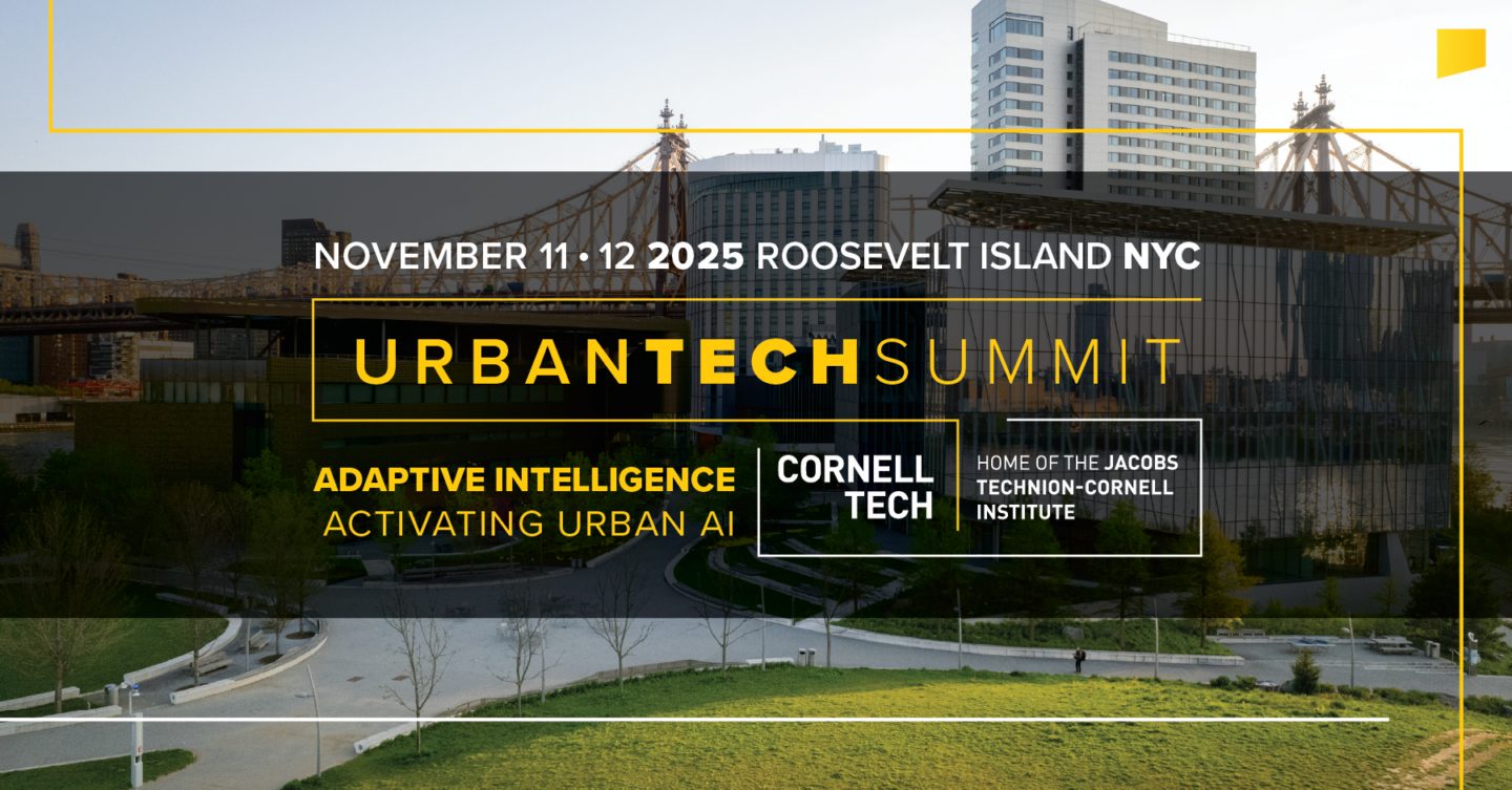 Urban Tech Summit - Cornell Tech